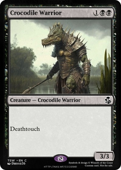 MTGNexus - Crocodile warrior