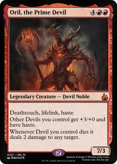 MTGNexus - Oril, the Prime Devil