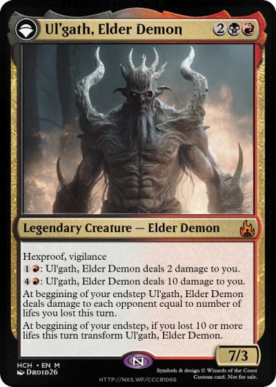 MTGNexus - Ul'gath, Elder Demon // Ul'gath Reborned