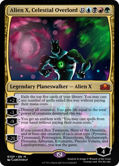 MTGNexus - Alien X, Celestial Overlord