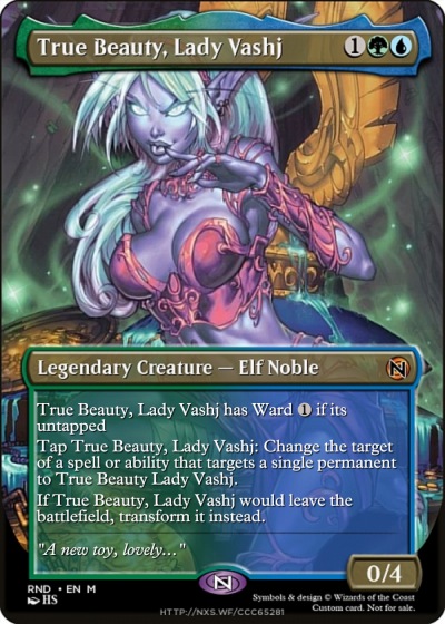 MTGNexus - True Beauty, Lady Vashj // Lady Vashj, Cursed Beauty
