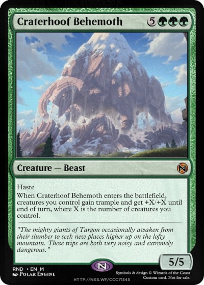 MTGNexus - Craterhoof Behemoth