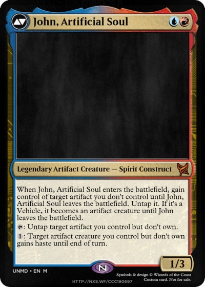 MTGNexus - John, Fifth Prototype // John, Artificial Soul