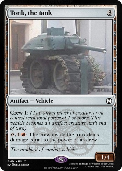 MTGNexus - Tonk, the tank