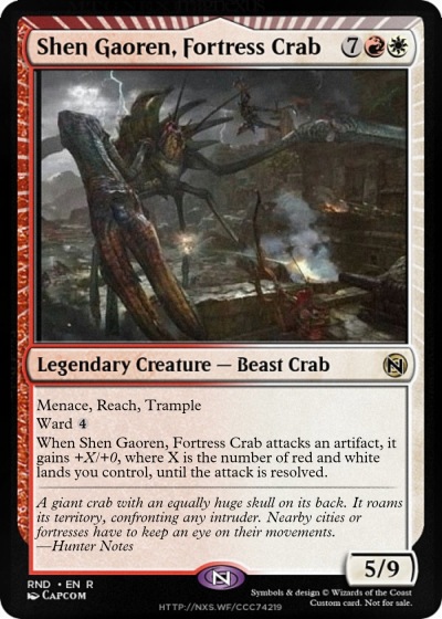 MTGNexus - Shen Gaoren, Fortress Crab