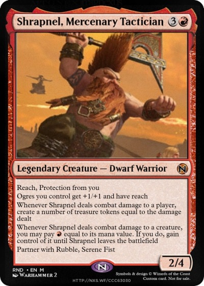 MTGNexus - Shrapnel, Mercenary Tactician