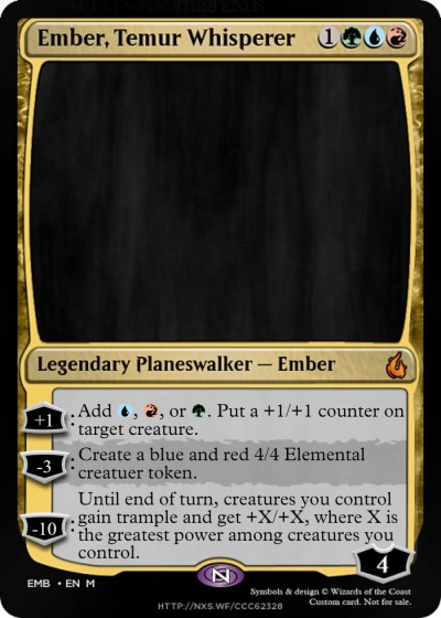 MTGNexus - Ember, Temur Whisperer