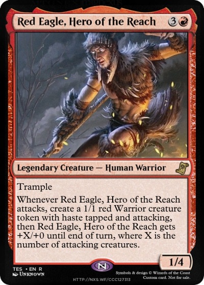 MTGNexus - Red Eagle, Hero of the Reach