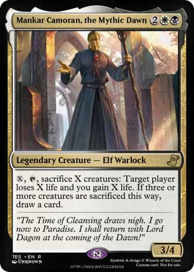 MTGNexus - Mankar Camoran, the Mythic Dawn