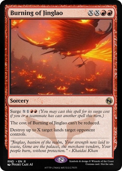 MTGNexus - Burning of Jing-Lao-Shin