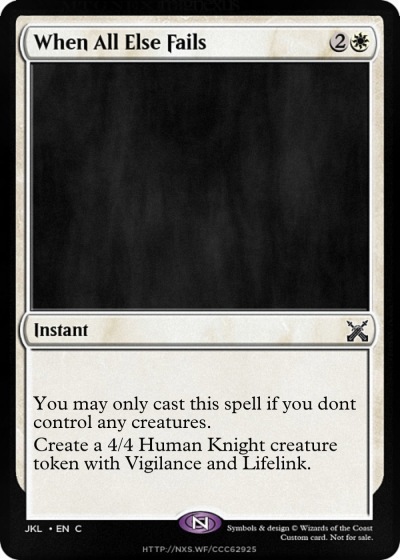 MTGNexus - When All Else Fails