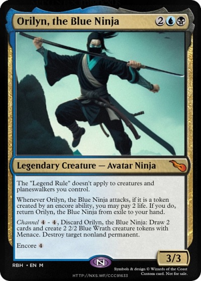 MTGNexus - Orilyn, the Blue Ninja