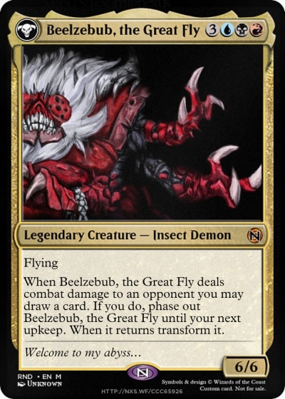 MTGNexus - Beelzebub, the Great Fly // Beel, Sovereign of Pestilence