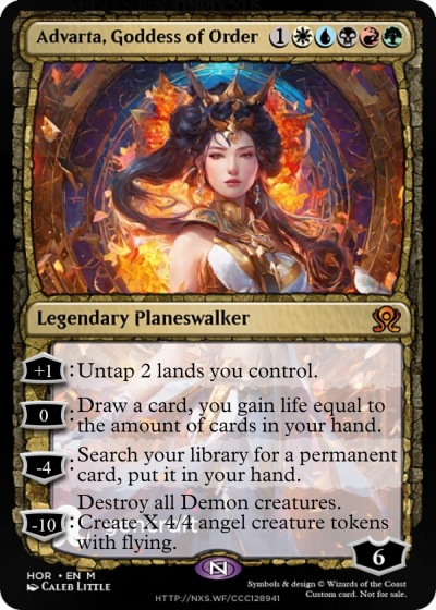 MTGNexus - Advarta, Goddess of Order