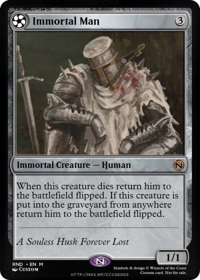 MTGNexus - Immortal Man // Man Immortal