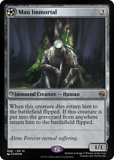 MTGNexus - Immortal Man // Man Immortal