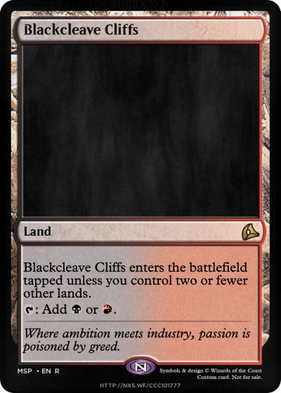 MTGNexus - Blackcleave Cliffs