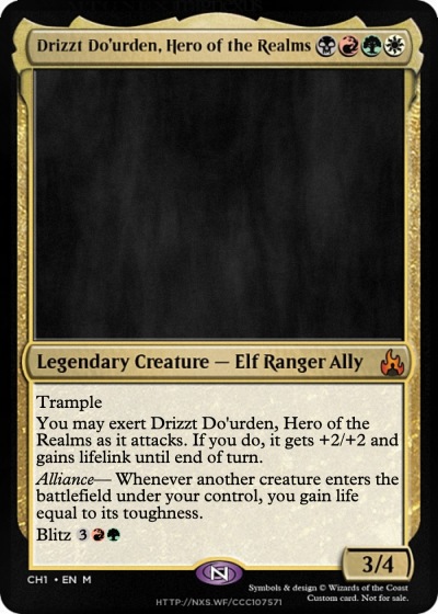 MTGNexus - Drizzt Do'urden, Hero of the Realms