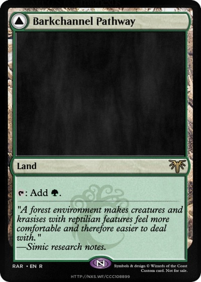 MTGNexus - Barkchannel Pathway // Tidechannel Pathway