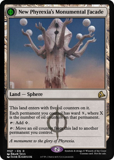 MTGNexus - Invasion of Mirridon // New Phyrexia's Monumental Facade