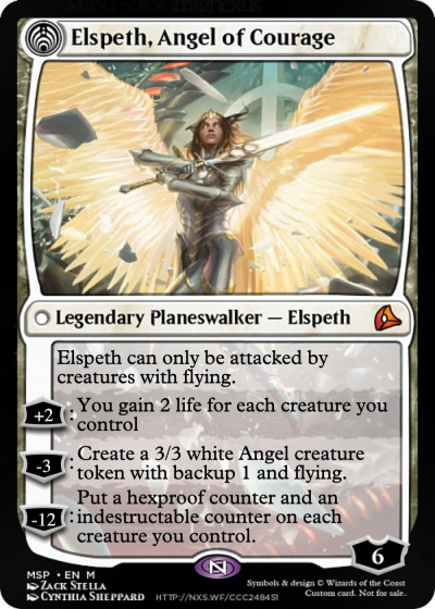 MTGNexus - Elspeth, the Returned // Elspeth, Angel of Courage