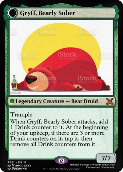 MTGNexus - Gryff, Carefree Wanderer // Gryff, Bearly Sober