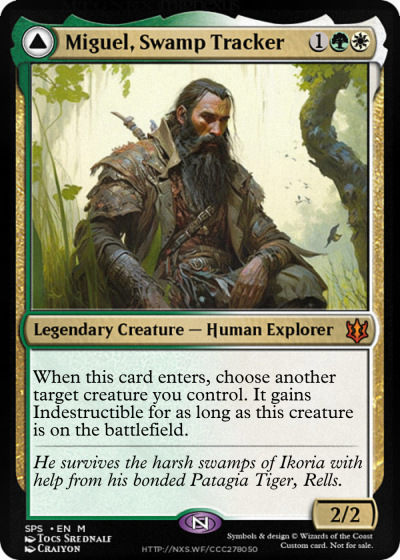 MTGNexus - Miguel, Swamp Tracker // Rells, Bonded Tiger