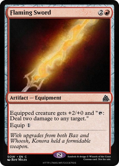 MTGNexus - Flaming Sword