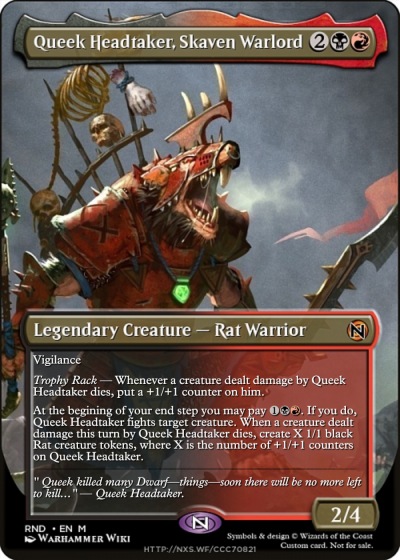 MTGNexus - Queek Headtaker, Skaven Warlord