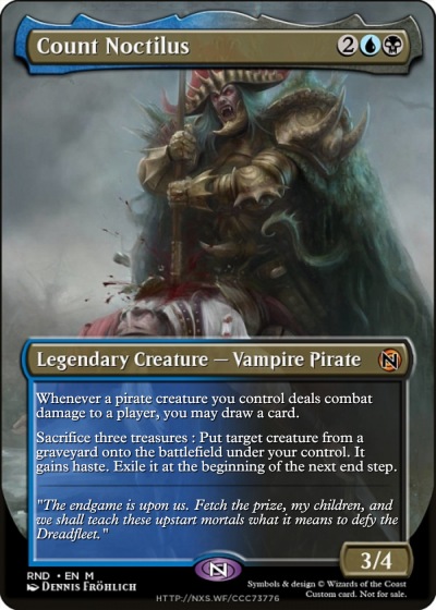 Count Noctilus, Admiral of the Dreadfleet. : r/custommagic