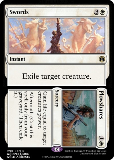 MTGNexus - Swords // Plowshares