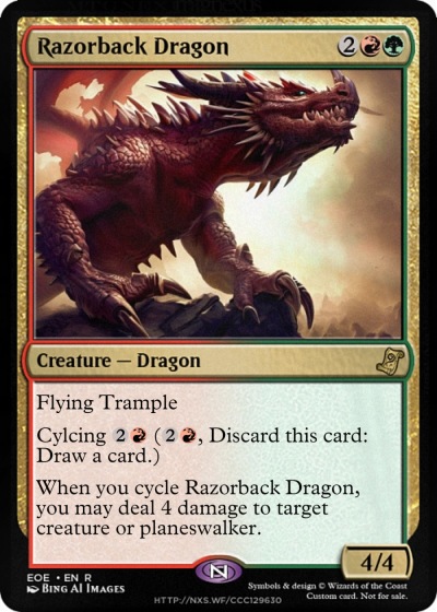 MTGNexus - Razorback Dragon