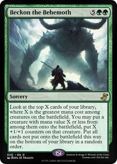 MTGNexus - Beckon the Behemoth