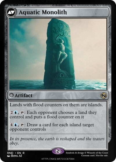 MTGNexus - Aqua Elemental // Aquatic Monolith