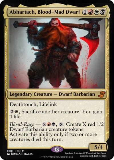 MTGNexus - Abhartach, Blood-Mad Dwarf