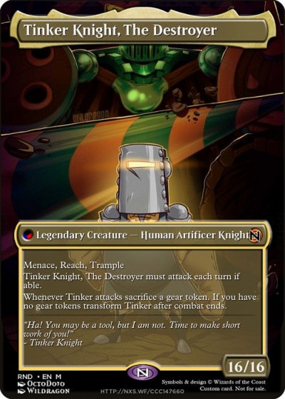 MTGNexus - Tinker Knight, The Schemer // Tinker Knight, The Destroyer