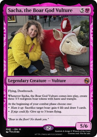 MTGNexus - Sacha, the Boar God Vulture