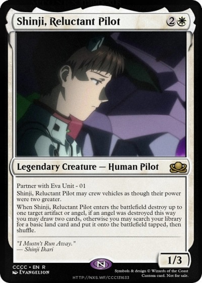 MTGNexus - Shinji, Reluctant Pilot
