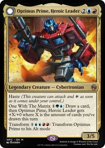 MTGNexus - Optimus Prime, Heroic Leader // Optimus Prime, Autobot Commander