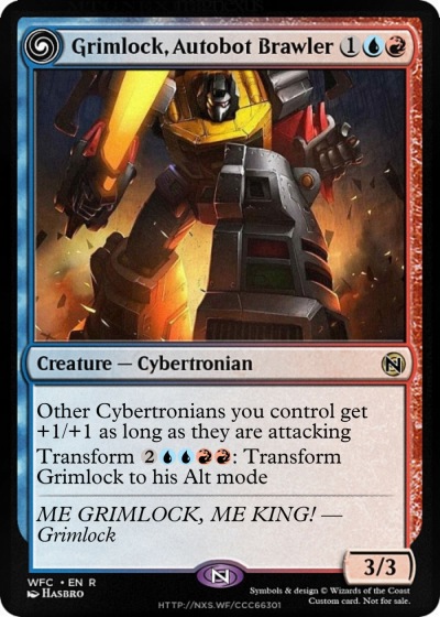MTGNexus - Grimlock, Autobot Brawler // Grimlock, Dinobot Leader