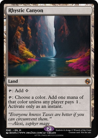 MTGNexus - Rhystic Canyon