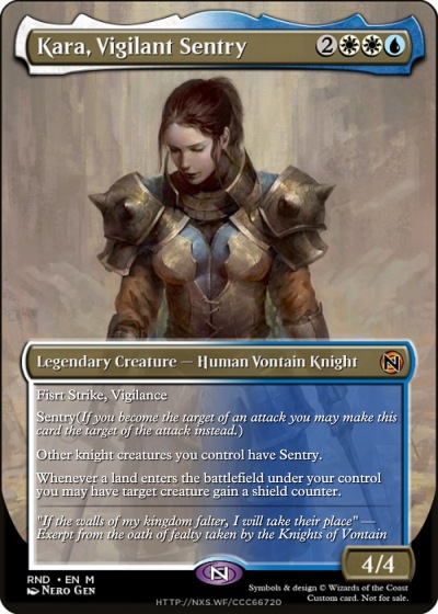 MTGNexus - Kara, Vigilant Sentry