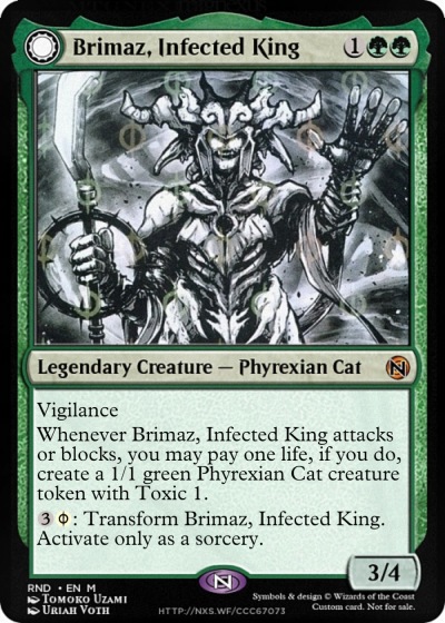 MTGNexus - Brimaz, Infected King // Brimaz, Chancellor of Oreskos