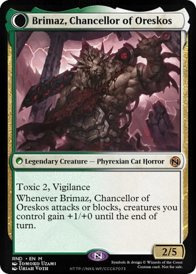MTGNexus - Brimaz, Infected King // Brimaz, Chancellor of Oreskos