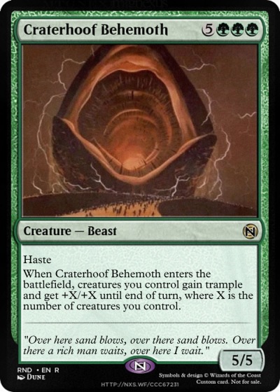 MTGNexus - Craterhoof Behemoth