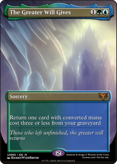 MTGNexus - The Greater Will Gives