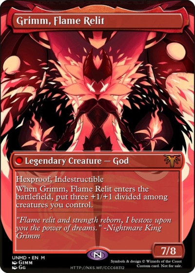 MTGNexus - Grimm, Troupe Leader // Grimm, Flame Relit