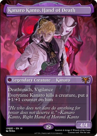 MTGNexus - A Simple Man // Kanaro Kanto, Hand of Death