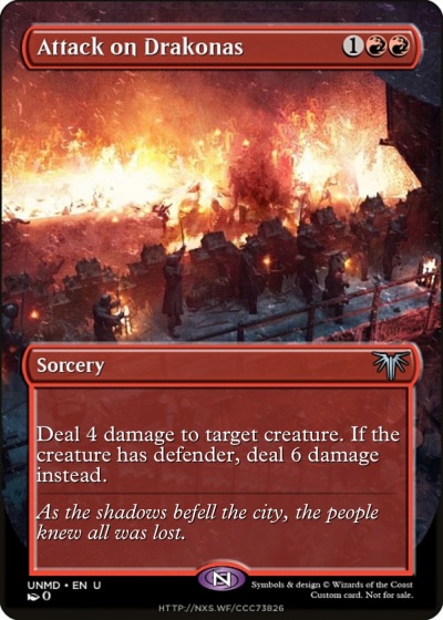 MTGNexus - Attack on Drakonas
