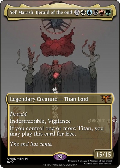 MTGNexus - Yol’ Marash, Herald of the end